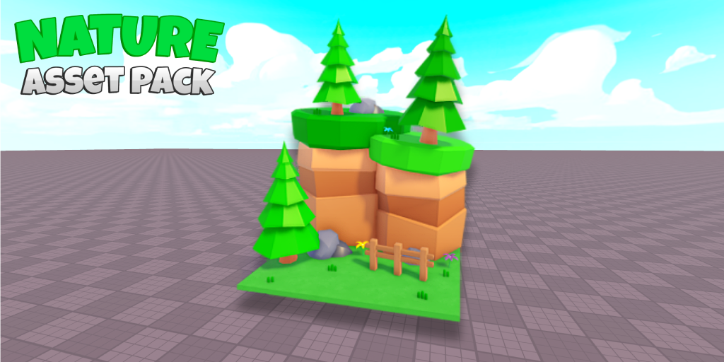 Low Poly Nature Asset Pack | BuiltByBit