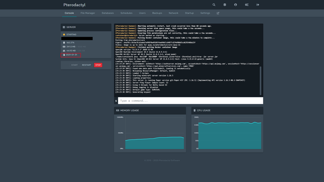 Pterodactyl v1 Addon - Auto Suspension | BuiltByBit (MC-Market)