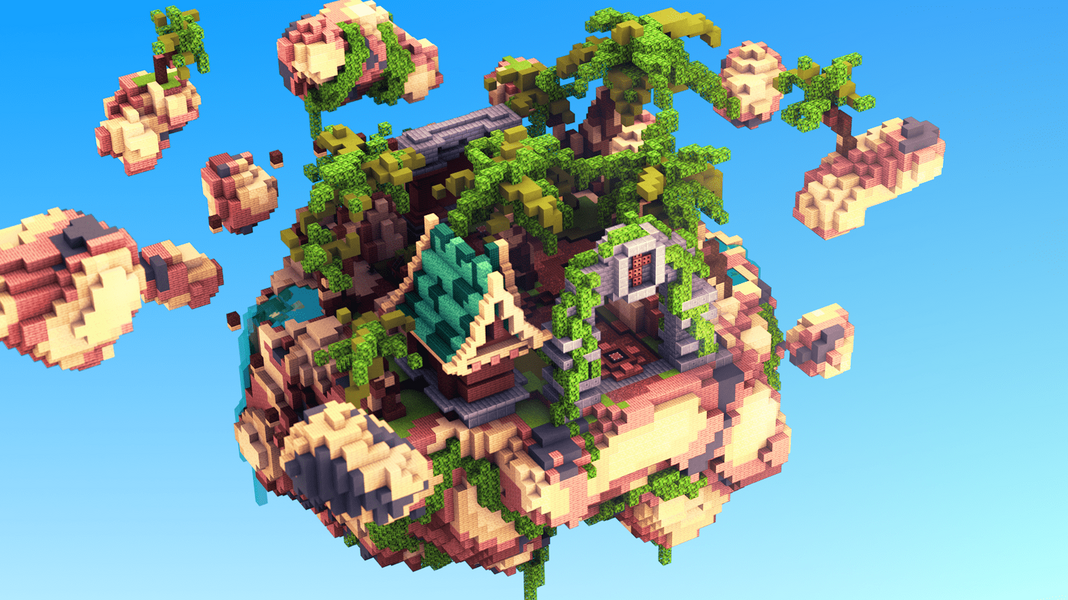 Tropical Floating Island | Hub/SkyBlock | BuiltByBit (MC-Market)