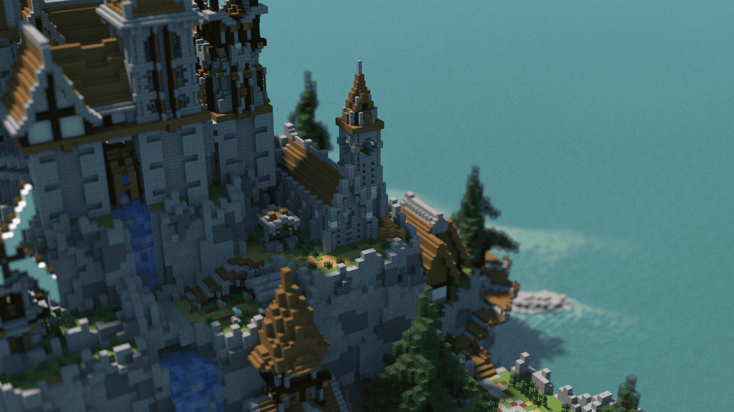 Medieval Castle Island | Hub / Spawn | BuiltByBit (MC-Market)