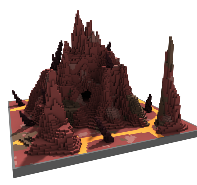 Nether Glowstone Mountain | BuiltByBit (MC-Market)