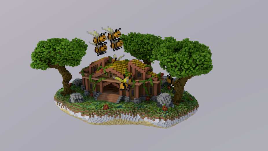 Floating Jungle Bee Spawn | BuiltByBit (MC-Market)