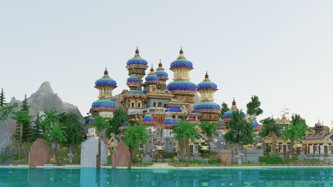 Fancy Blue Palace Hub | BuiltByBit