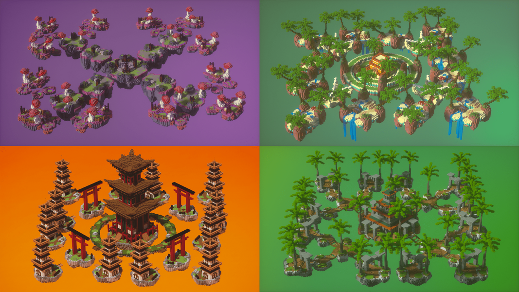 4 Awesome Skywars Maps | BuiltByBit