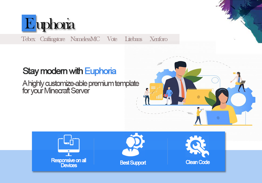Euphoria - Tebex Template | BuiltByBit