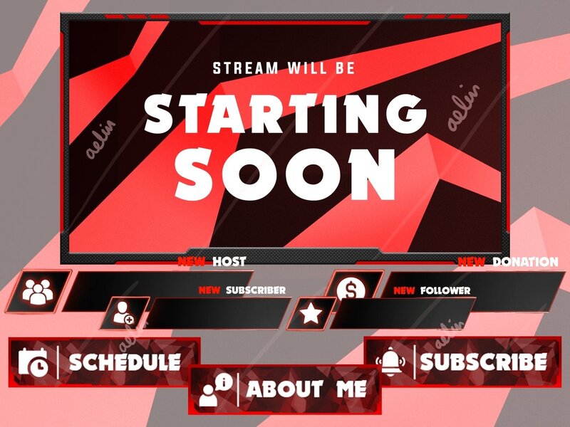 Stream Launch Pack - Panels & Animation | BuiltByBit (MC-Market)