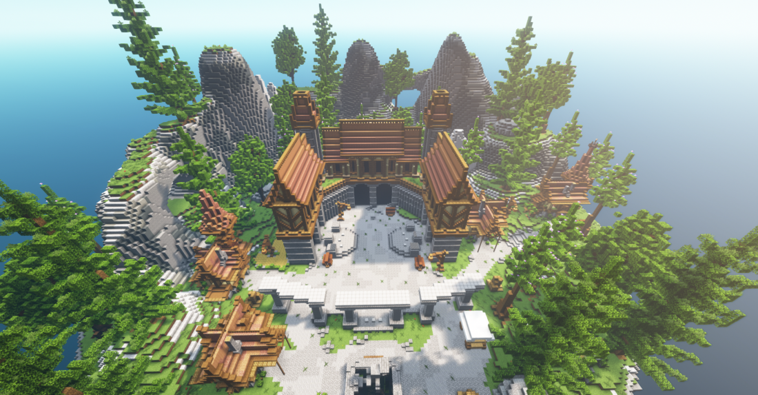 Floating Island - Medieval Spawn | BuiltByBit (MC-Market)