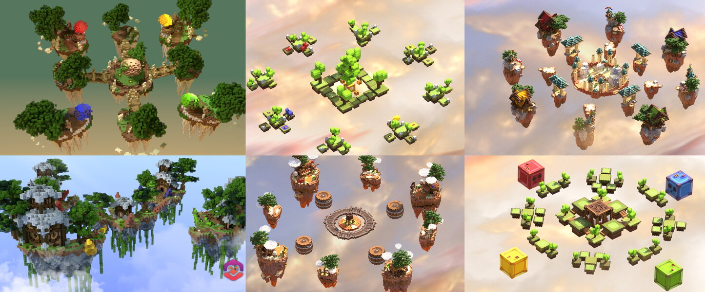 PACK - 6x BedWars Classic maps | BuiltByBit (MC-Market)