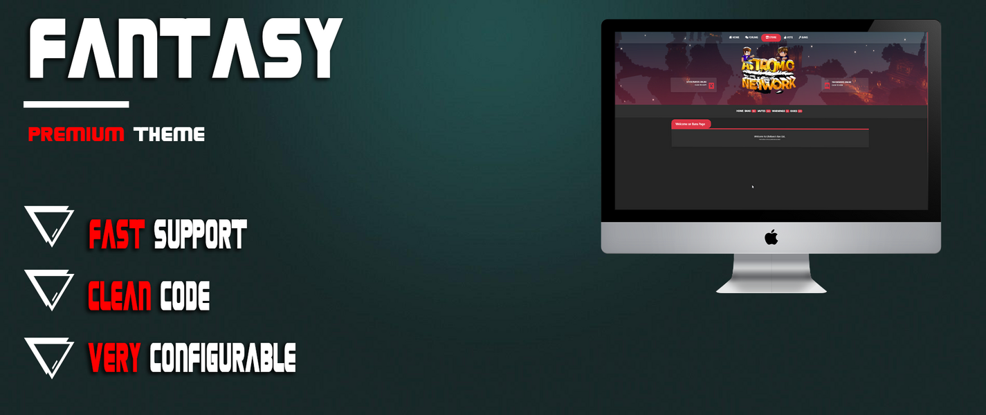 Fantasy Vote Premium Theme [ FEATURES & EASY TO USE ] | BuiltByBit